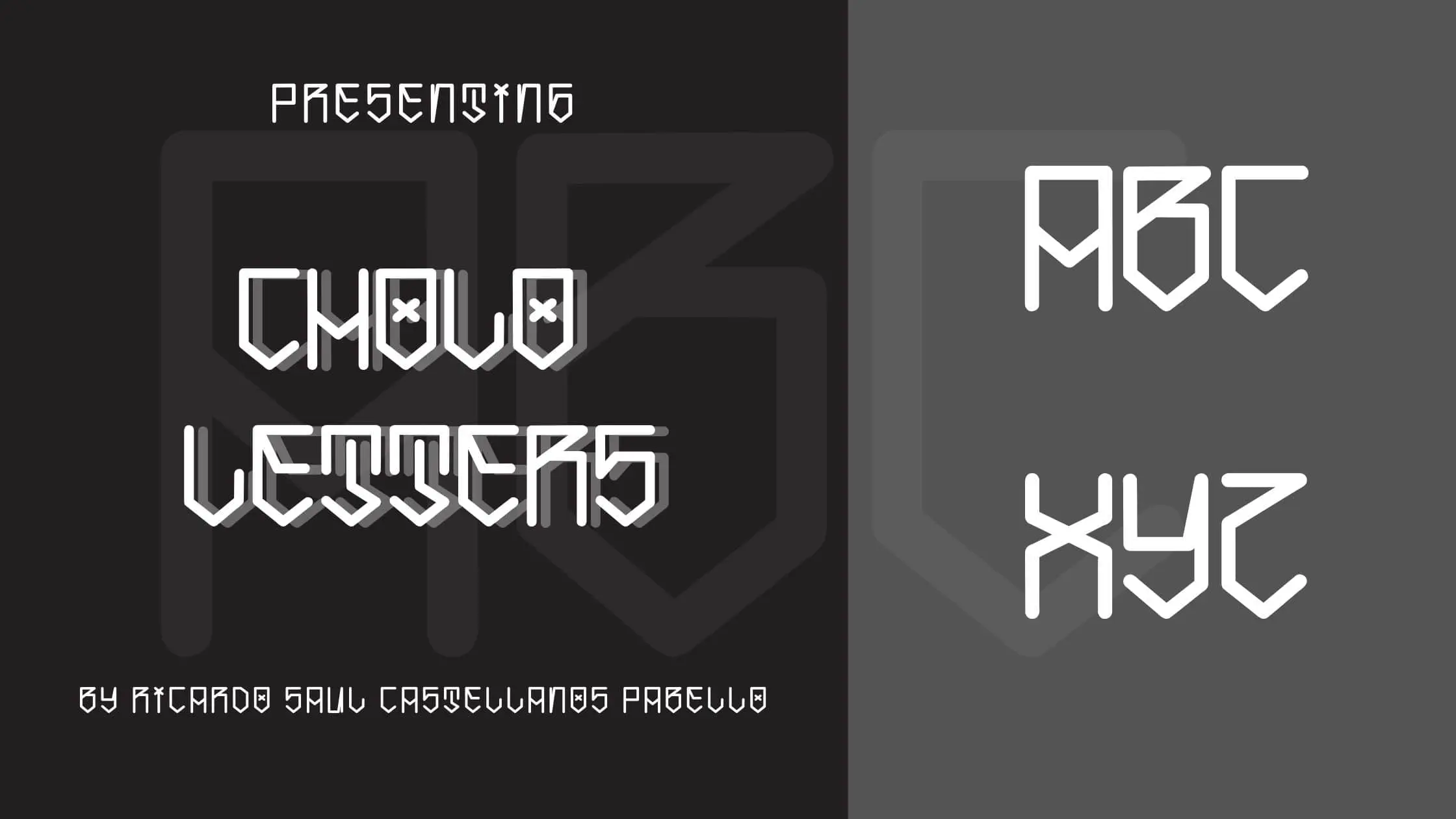 Cholo Alphabet Cursive