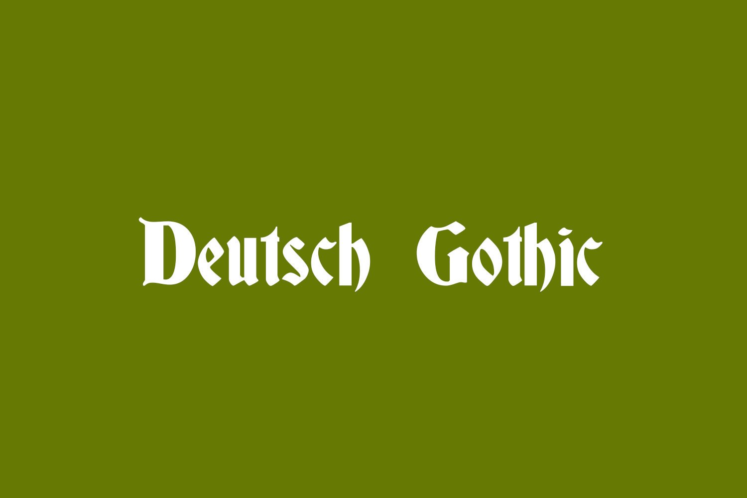 Deutsch Gothic Font Download | Free Fonts Lab