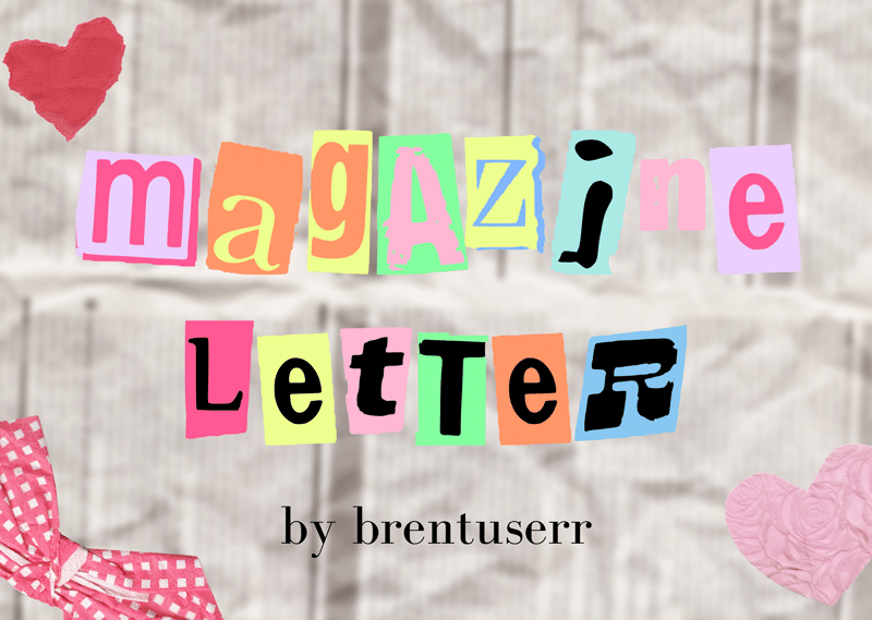 Magazine Letter Font Download | Free Fonts Lab